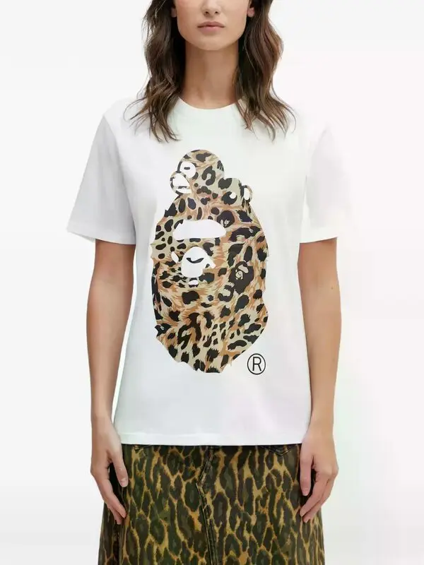 A BATHING APE Graphic-print T-shirt - White