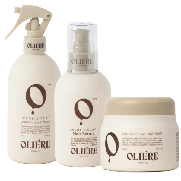 OLIERE PARIS Color Eclat Repair & Protection Hair Care Trio - One-color
