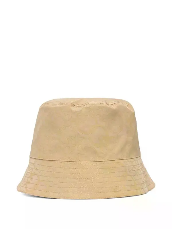 Pinko Bucket Hat With Embroidered Logo - Pink