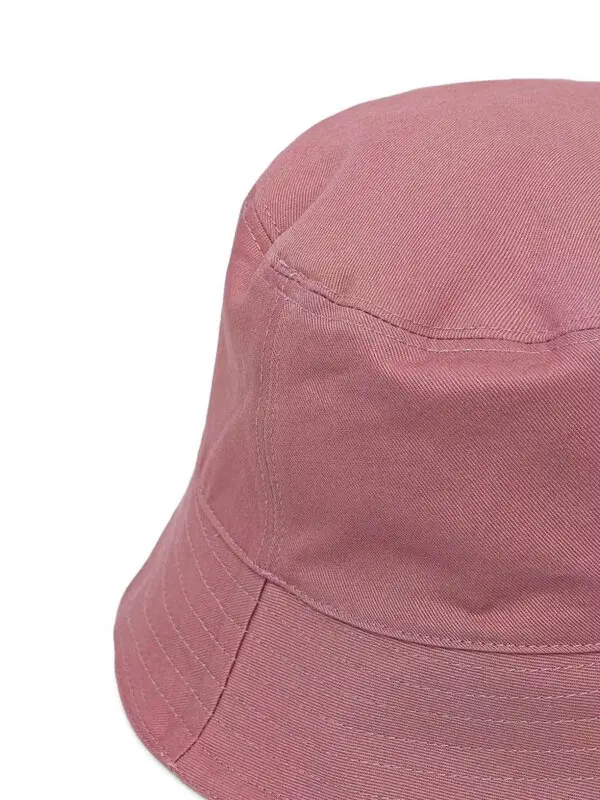 Pinko Bucket Hat With Embroidered Logo - Pink