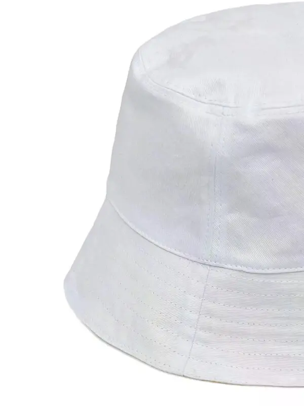Pinko Embroidered-logo Bucket Hat - White