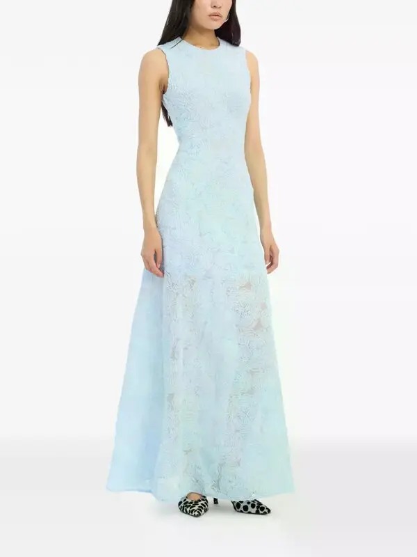 ROTATE BY BIRGER CHRISTENSEN Floral-motif Maxi Dress