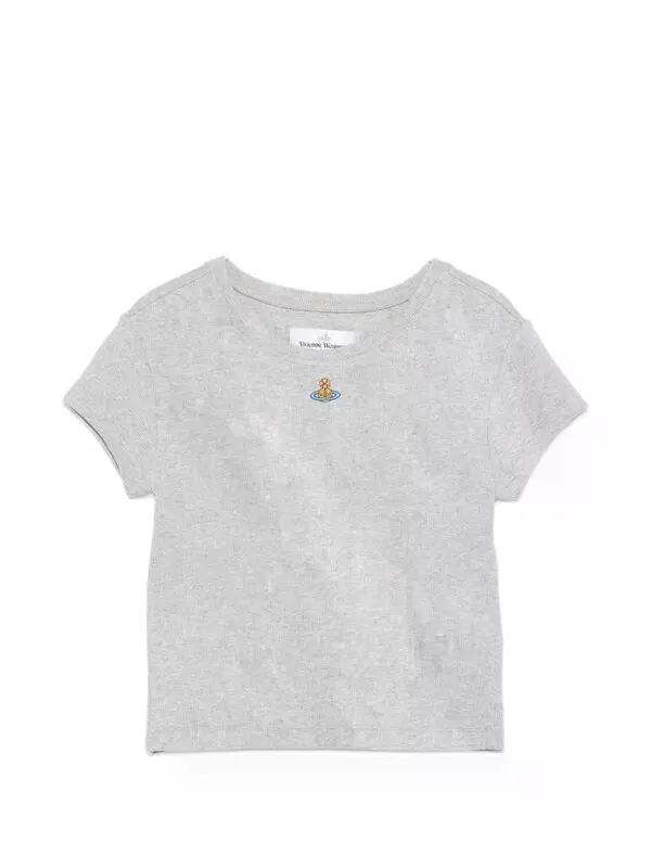 VIVIENNE WESTWOOD Logo-embroidered T-shirt