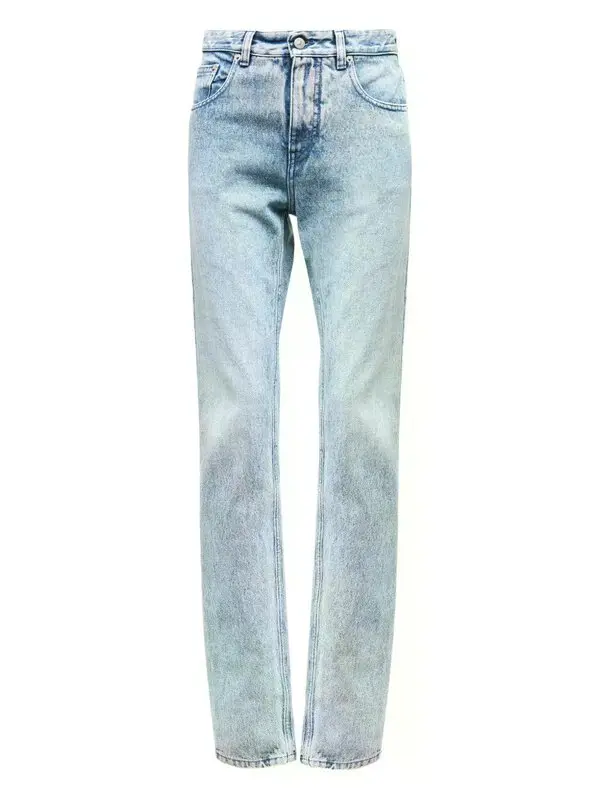MAISON MARGIELA Five-pocket Split-leg Denim Pants - Blue