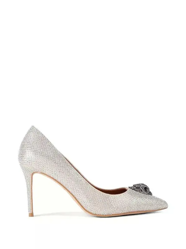 Kurt Geiger Studded Jewel Pumps - Silver
