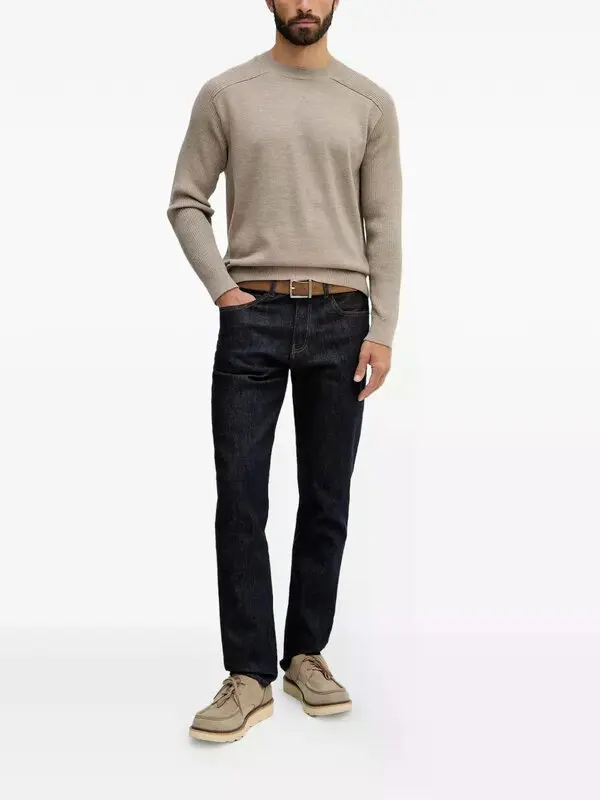 Armani Exchange Ribbed Crew-neck Sweater