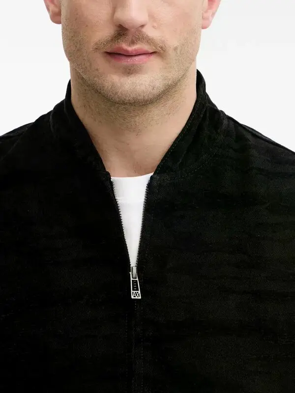 Armani Exchange Textured Bomber Jacket
