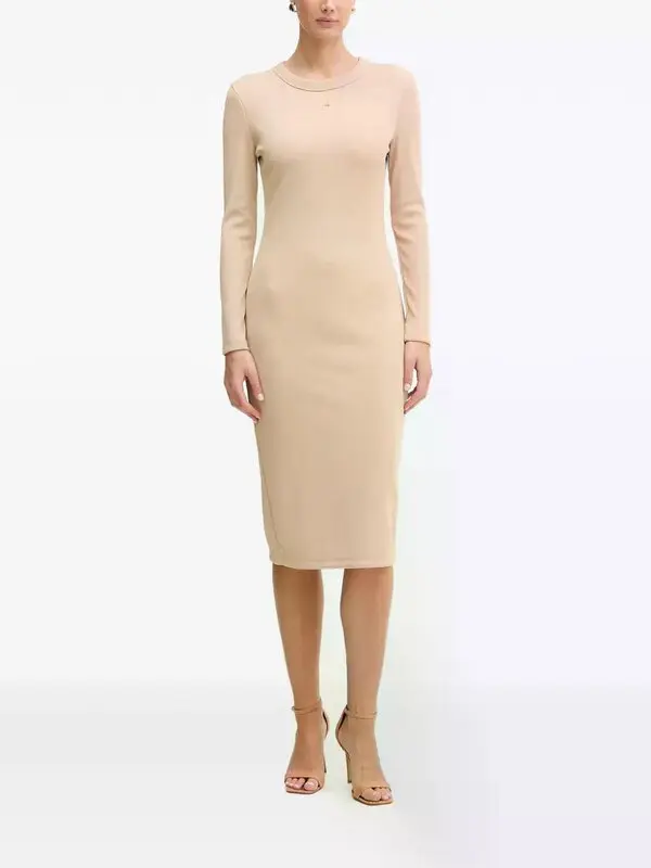 Armani Exchange Long-sleeve Split Dress