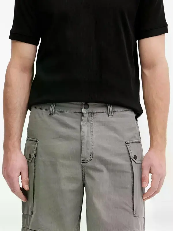 Armani Exchange Checked Cargo Shorts