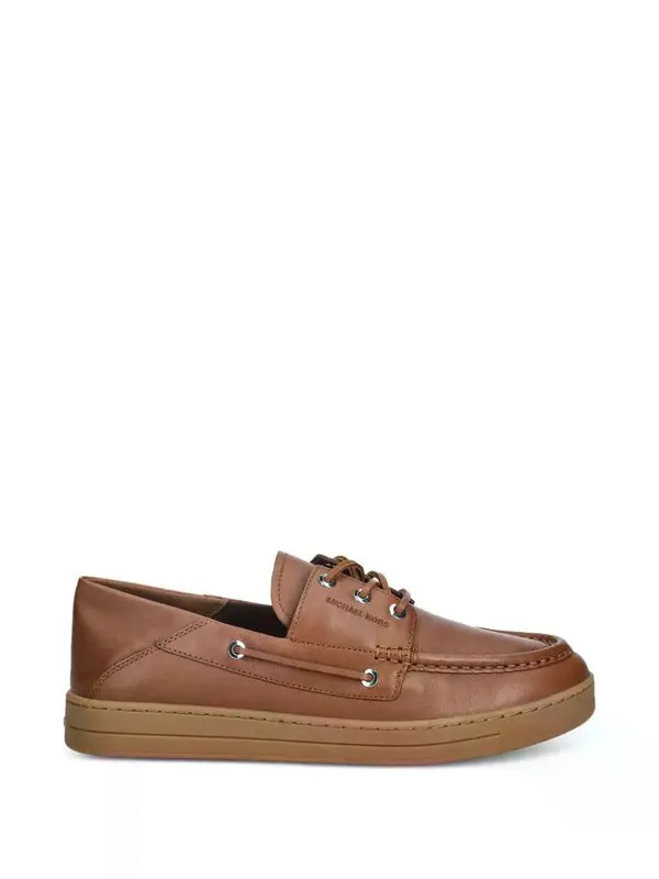 Michael Kors Aiden Boat Shoes - Brown