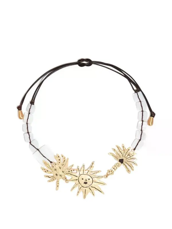 Bimba Y Lola Sun Palm Necklace - Gold