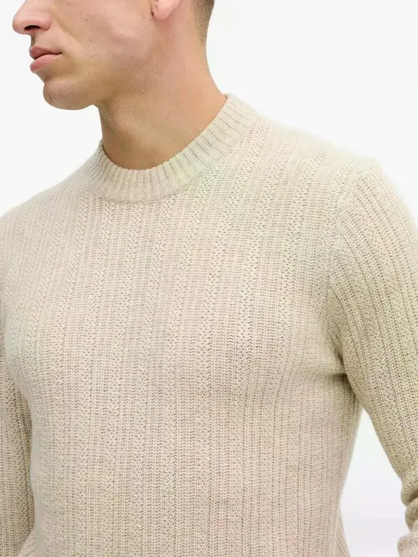 HACKETT Ribbed Crew-neck Sweater