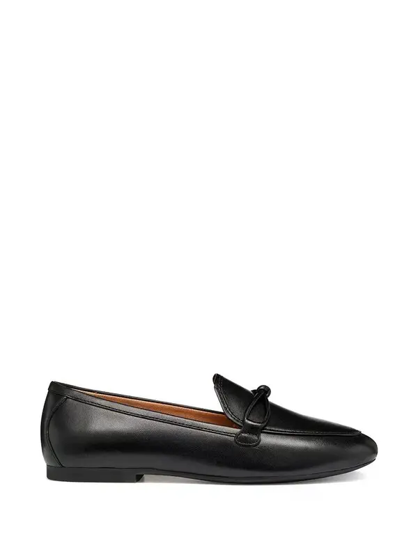 Geox Palmaria Knot Detail Loafers - Black