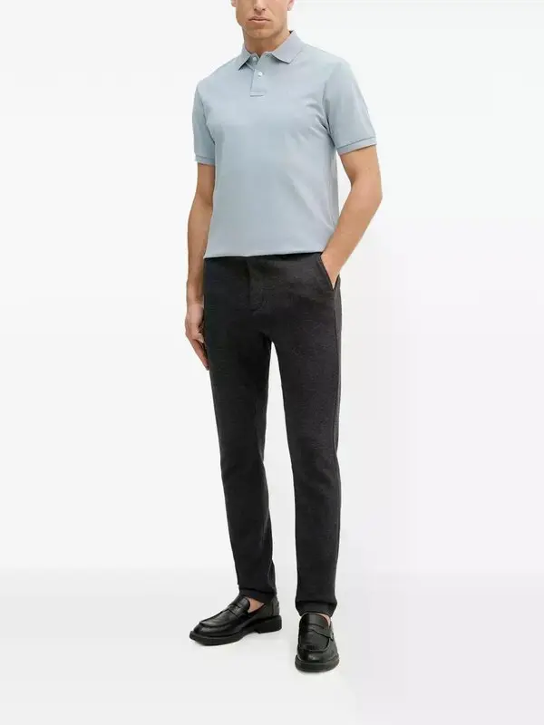 HACKETT Logo-embroidery Polo Shirt - Blue