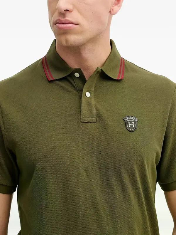 HACKETT Logo-patch Polo Shirt