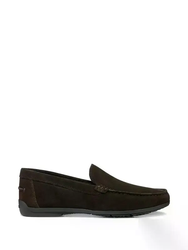 Geox Braided Suede Loafers