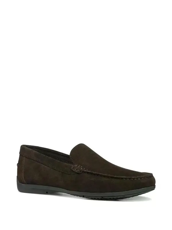 Geox Braided Suede Loafers