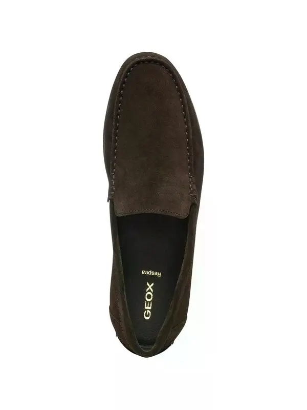 Geox Braided Suede Loafers