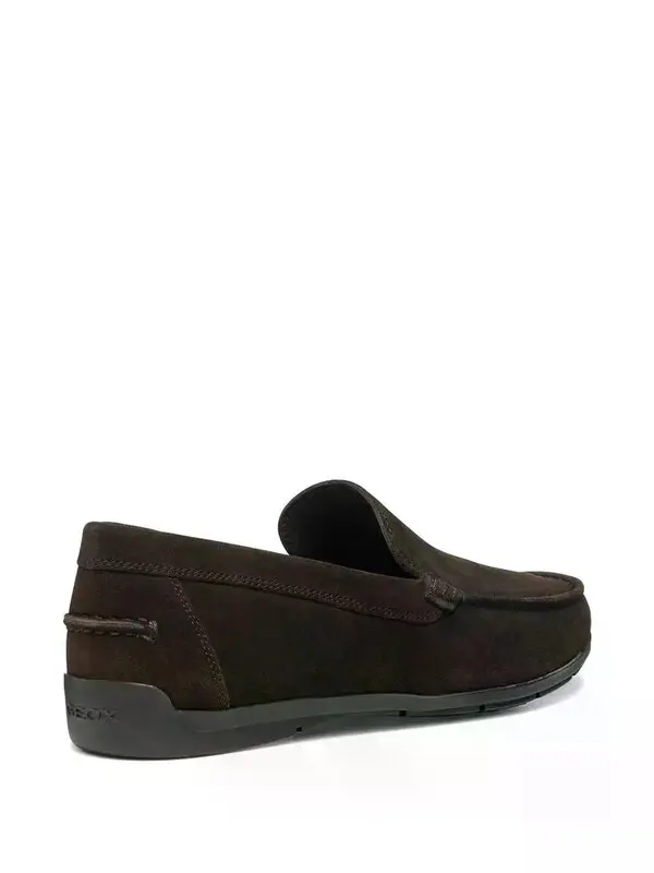 Geox Braided Suede Loafers