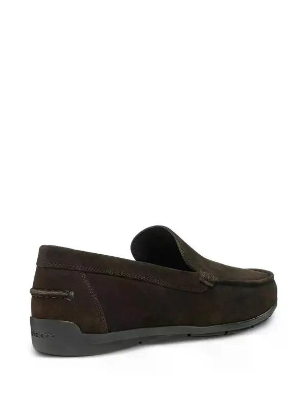 Geox Braided Suede Loafers