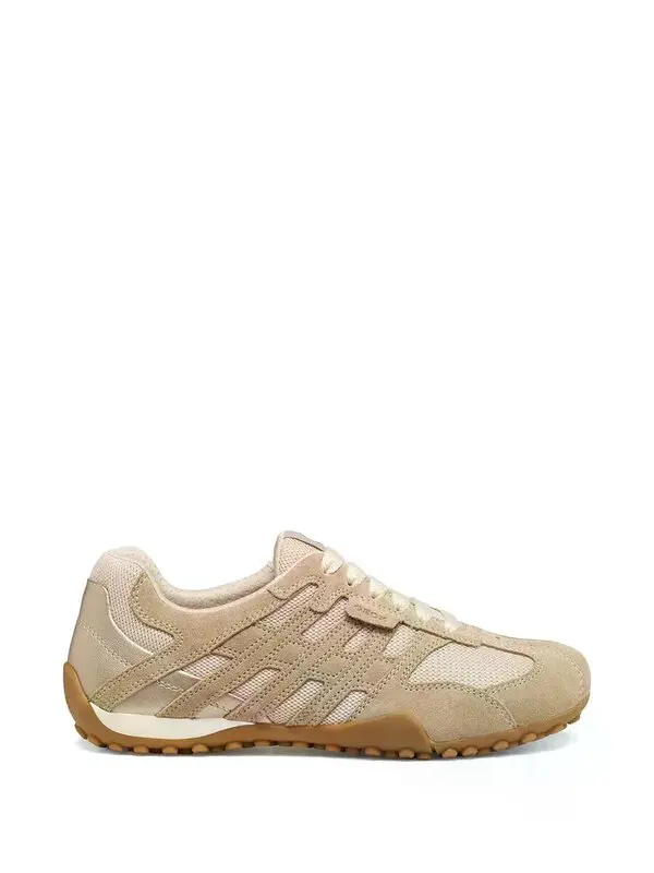 Geox Mesh Panelled Sneakers - Neutrals