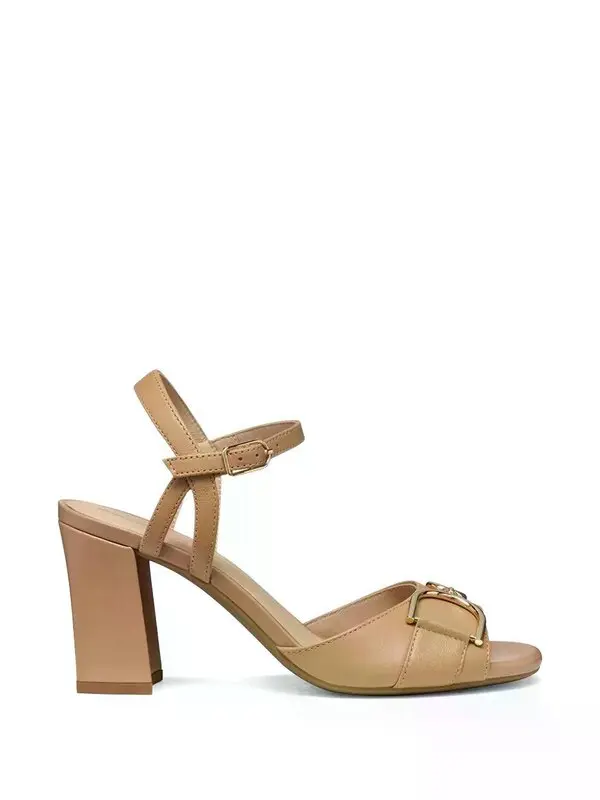 Geox Eraklia 80 Buckle Strap Sandals - Neutrals