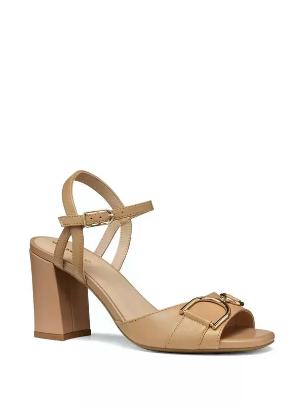 Geox Eraklia 80 Buckle Strap Sandals - Neutrals