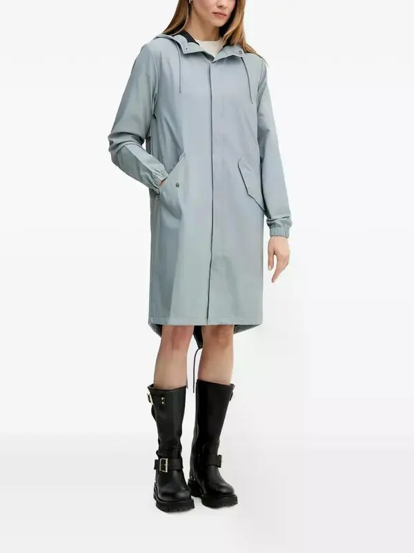 Rains Fishtail Coat With Flap-pockets