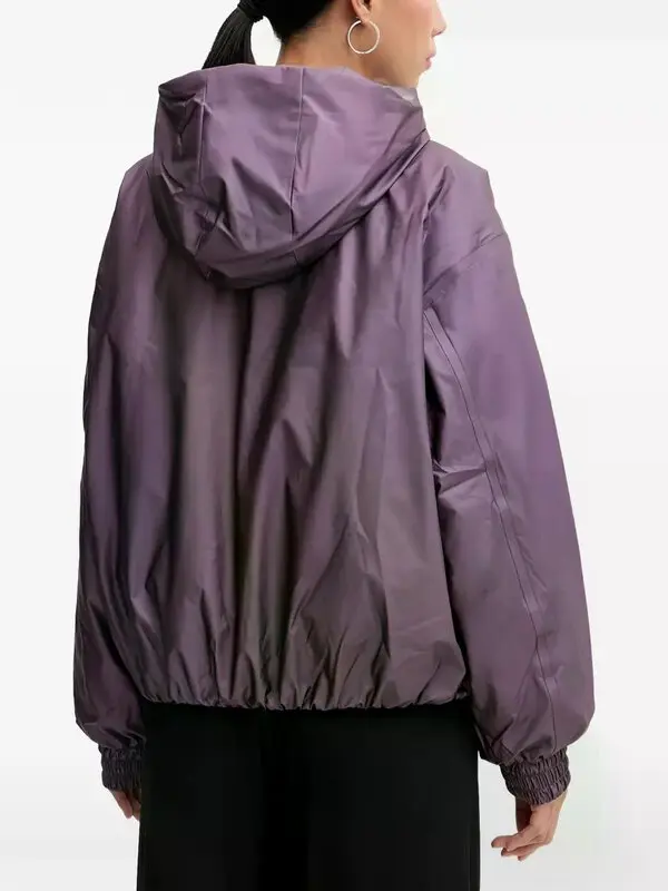 Rains Hooded Zip-fastening Jacket