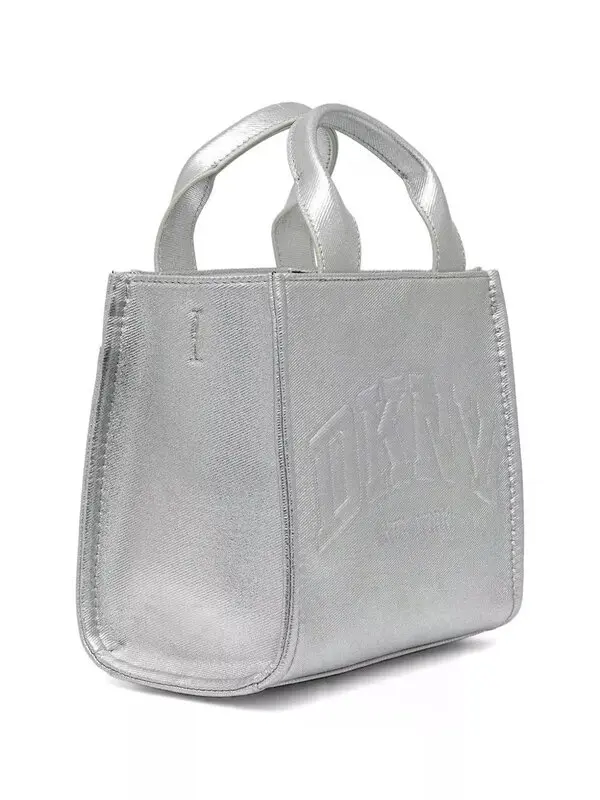 Dkny Metallic-effect Tote Bag