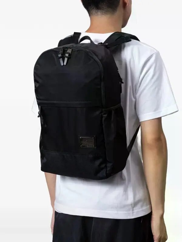 MAKAVELIC Zip Logo Plaque Backpack