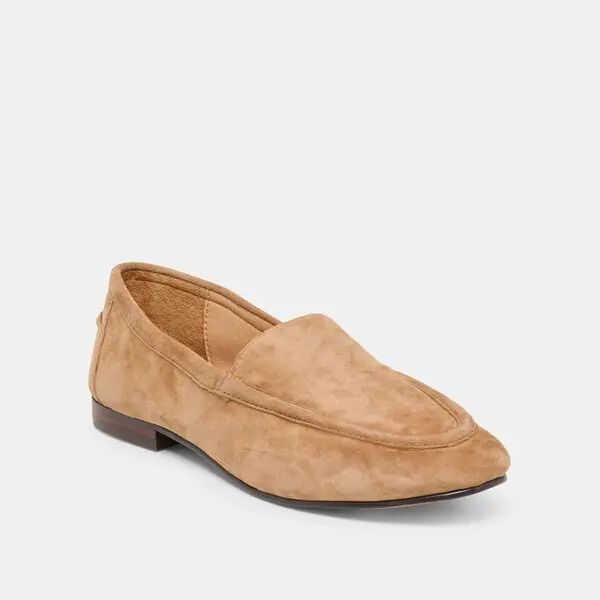 DOLCEVITA Mattie Loafers - Camel Suede