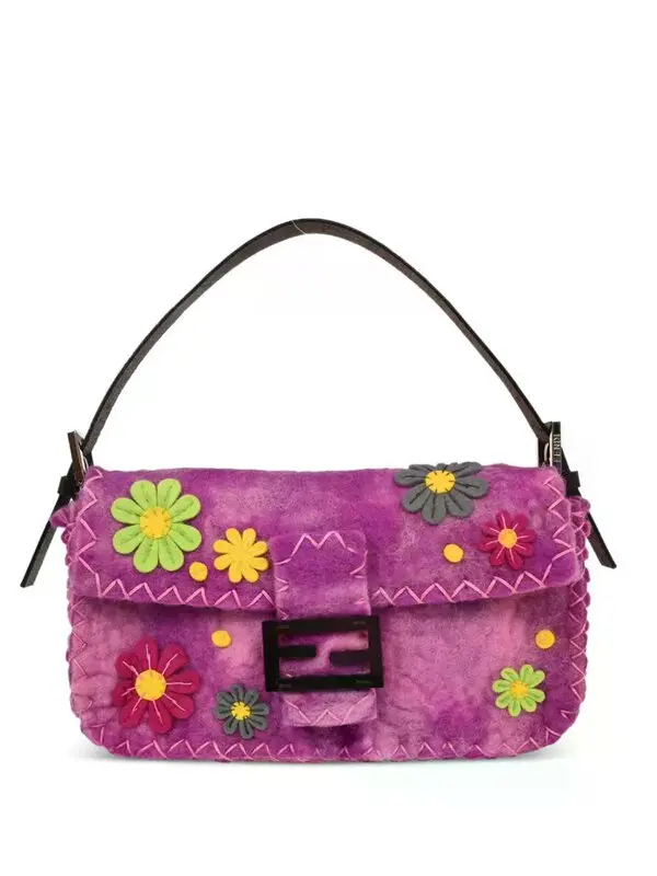 Fendi Baguette Handbag - Purple