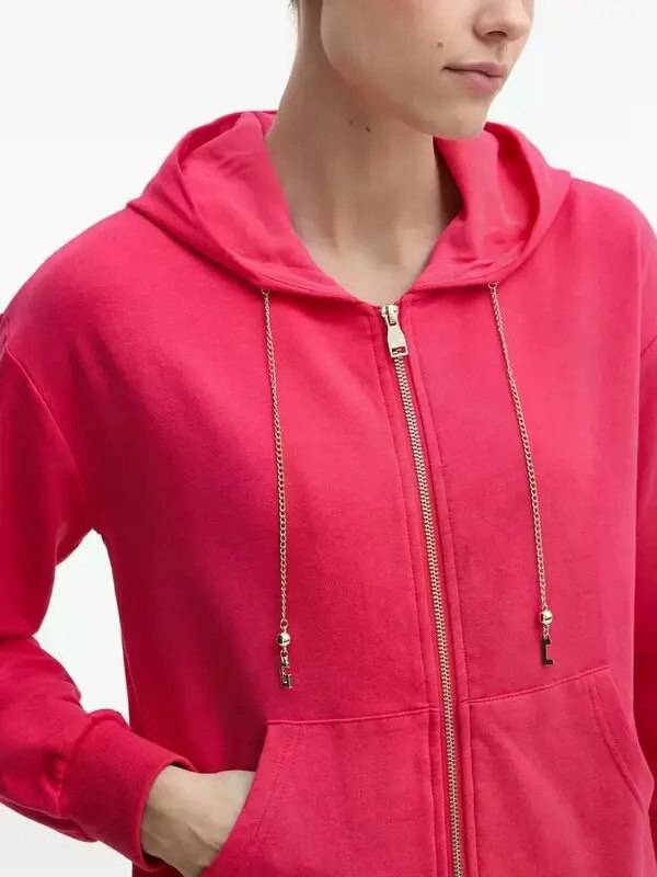 GAUDI Zip-up Hoodie With Chain Detail