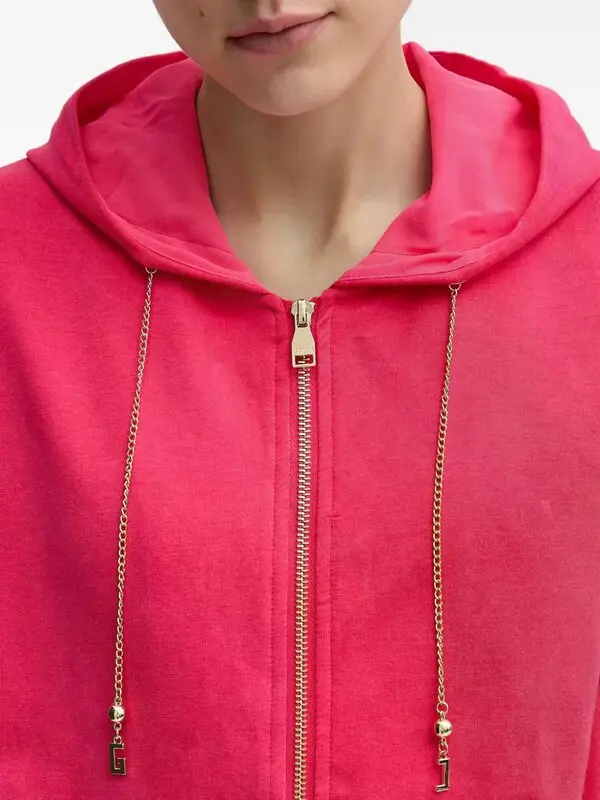 GAUDI Zip-up Hoodie With Chain Detail
