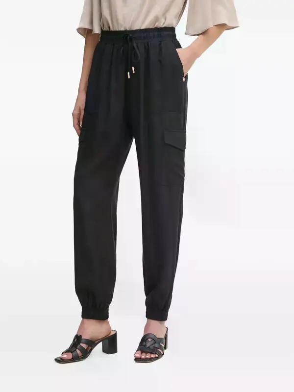GAUDI Cargo Pocket Trousers With Drawstring Fastening