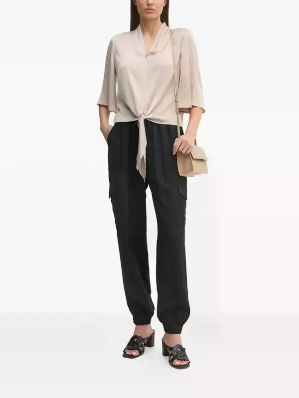 GAUDI Cargo Pocket Trousers With Drawstring Fastening
