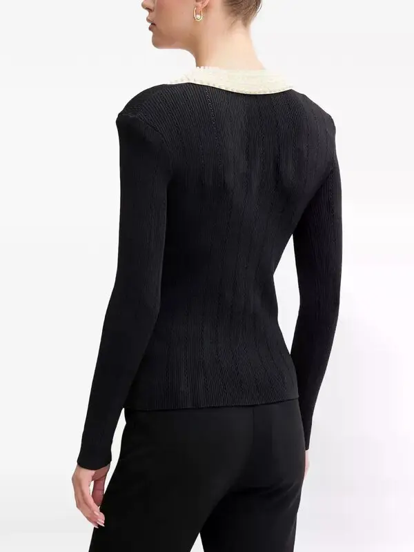 GAUDI Collar-embellished Polo Top