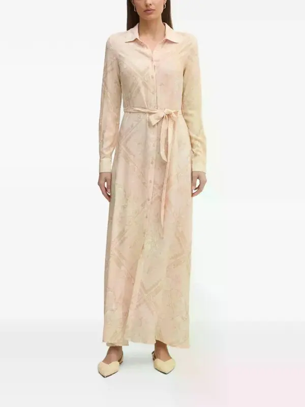 GAUDI Tie-waist Maxi Dress