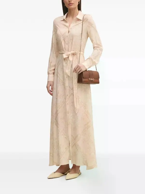 GAUDI Tie-waist Maxi Dress