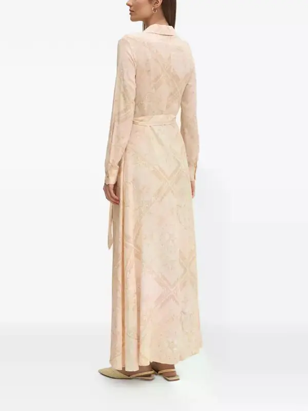 GAUDI Tie-waist Maxi Dress