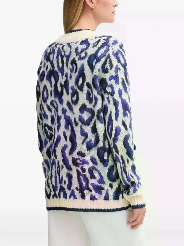 GAUDI Leopard-print Button-up Cardigan