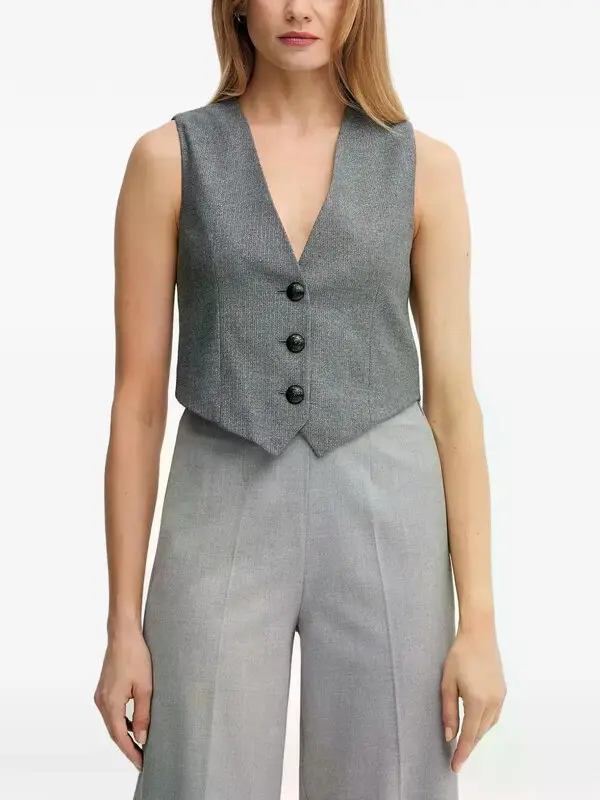 GAUDI Button-up V-neck Waistcoat