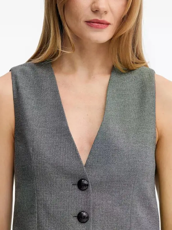 GAUDI Button-up V-neck Waistcoat