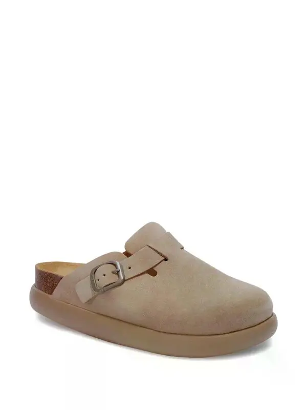 DR. SCHOLL'S SHOES Buckle-fastening Suede Mules