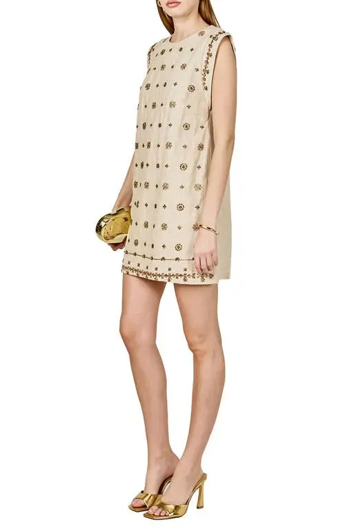 Endless Rose Beaded Mini Sheath Dress