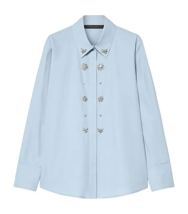 Marina Rinaldi Cotton Embellished Shirt