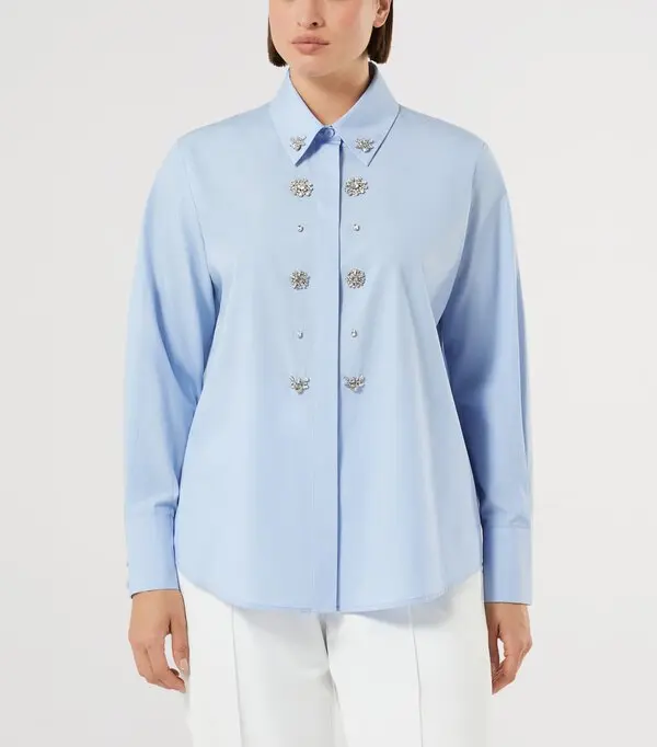 Marina Rinaldi Cotton Embellished Shirt