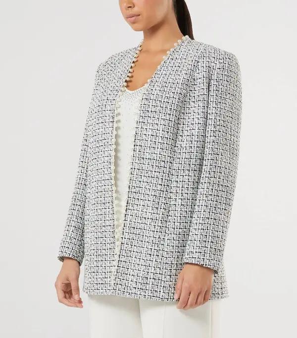 Marina Rinaldi Tweed Embellished Jacket