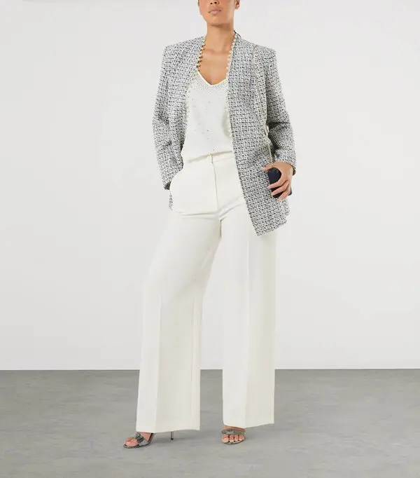 Marina Rinaldi Tweed Embellished Jacket
